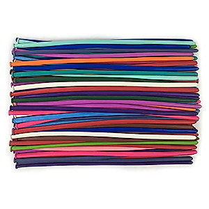 100 Premium Quality Balloons: 260Q Magic Balloons, Birthday Party Decoration and Events
