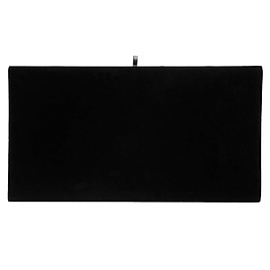 MOOCA 6 Pcs Set Jewelry Display Tray Pad Jewelry Display Tray Insert Accessory for Jewelries, 14 W x 7 1/2 D in, Black Velvet