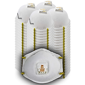 3M 8511 Particulate Disposable Respirator, N95, Pack of 80, Cool Comfort and Fewer Pressure Points with Dual Point Attachment for Grinding, Sanding, Sawing, Sweeping, Dust, Smoke