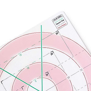 Hexers Spell Effects Damage AOE Template, Compatible with Dungeons and Dragons D&D DND Pathfinder RPG, templates for Line Cone Square or Circle Spells, converts inches to in Game feet