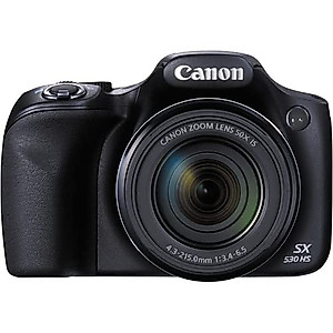 Canon PowerShot SX540 HS Digital Camera (1067C001), 2 x 64GB Memory Card, 3 x NB-6L Battery, Color Filter Kit, Filter Kit, Corel Photo Software, Charger, Card Reader, LED Light + More (Renewed)