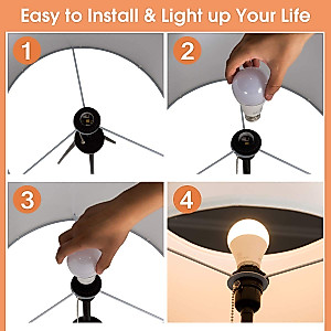 Tangkula 60.5" Metal Tripod Floor Lamp, Contemporary Minimalist Standing Floor Light with Iron Legs, Fabric Drum Shade, E26 Lamp Base, Mid Century Modern Reading Light for Living Room, Bedroom