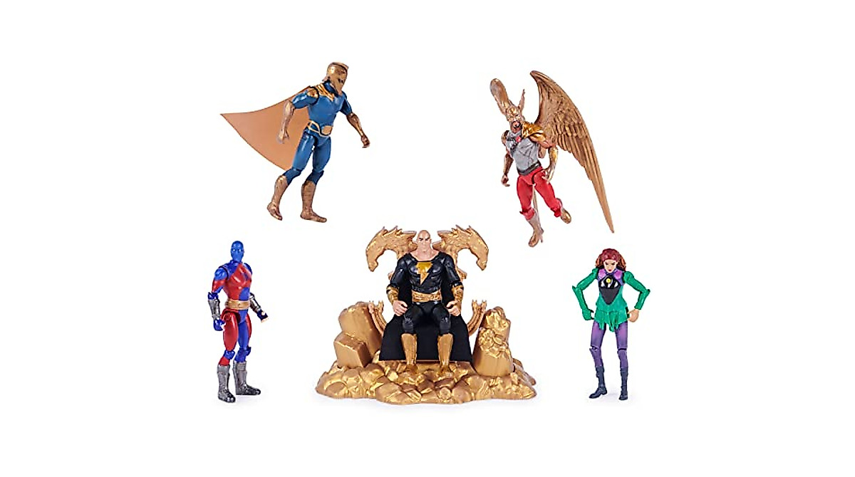 DC Comics Black Adam & Justice Society Toy Set - 4-Inch Action Figures