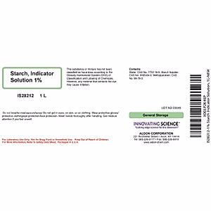 ALDON Innovating Science 1% Starch Indicator Solution, 1L - The Curated Chemical Collection