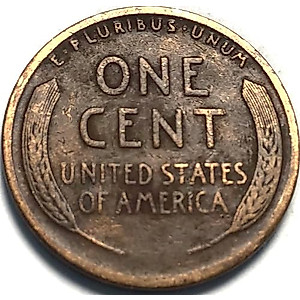 1915 P Lincoln Wheat Cent Penny Seller Fine
