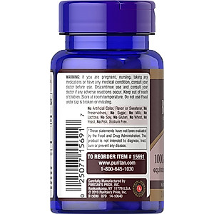 Puritan's Pride Black Cherry Extract 1000mg, 100 Count (19373)