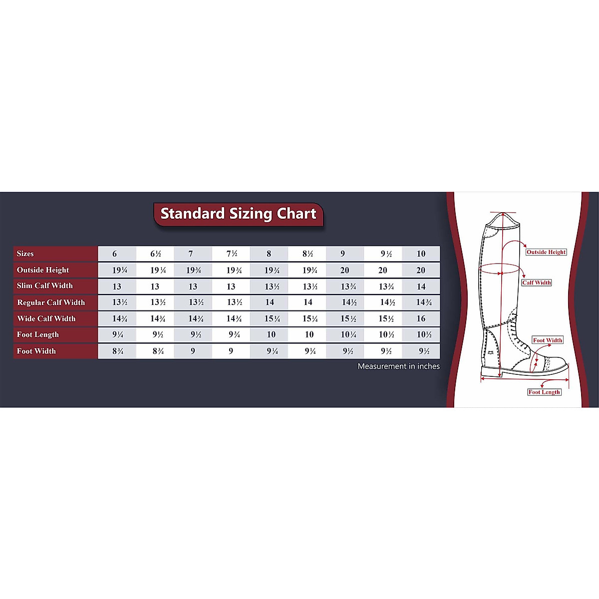 TuffRider Women's Baroque Field Short Boots, Black, 9 Wide