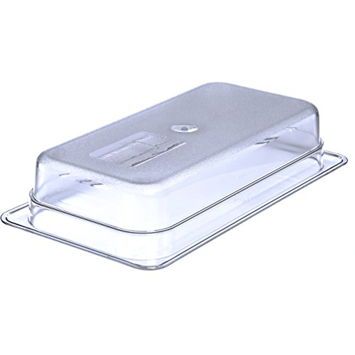 Carlisle FoodService Products Plastic Food Pan 1/3 Size 2.5 Inches Deep Clear