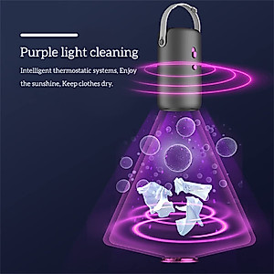 DTOWER Portable Clothes Dryer Drying Machine Space-Saving Quiet Operation