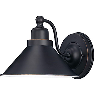 Nuvo 60/1709 One Vanity Bridgeview Light Fixture, 1Lt Wall Sconce, Mission dust Bronze