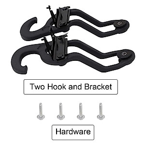 ENIXWILL Ram Front Tow Hooks Fit for 2009-2019 Dodge Ram 1500 Replace OEM 82210967 68196982AA