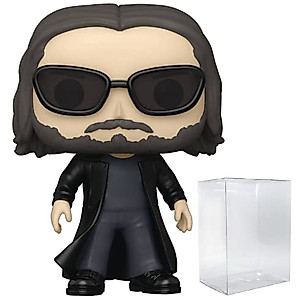 Funko The Matrix Resurrections - Neo Pop! Vinyl Figure (Bundled with Compatible Pop Box Protector Case)