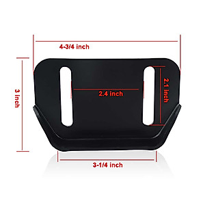 KINTLE 784-5580 Snow Thrower Slide Shoes with Mounting Hardware - Compatible with MTD/Cub Cadet/Yardman/Troy Bilt/Craftsman Snowblower, Replace for 784-5580-0637 780-420 73-031 73-100