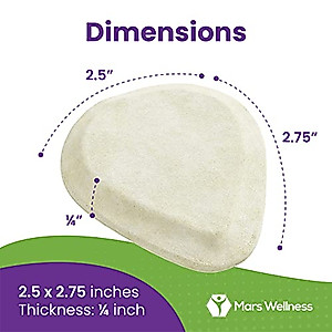 Metatarsal Felt Foot Pad Skived Cut (1/4" Thick) - 6 Pairs (12 Pieces)