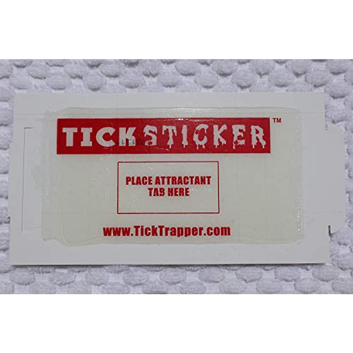 Tick Trapper Tick Sticker Flea, Tick, and Insect Trap - Non-Toxic and Easy to Use - Patent Pending Tick Attractant, Sticky Glue Traps Crawling Insects (Pack of 3)