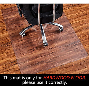 Office Chair Mat, 47"×59"-2mm Thick, Chair Mat for Hardwood Floor, Desk Chair Mat, Floor Protectors for Office Chairs, Office Mat, Office Mats for Rolling Chairs