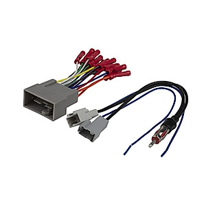 SCOSCHE HA1AA2B Compatible with Select 2008-Up Honda Vehicles Wire Harness & Antenna Adapter Bundle
