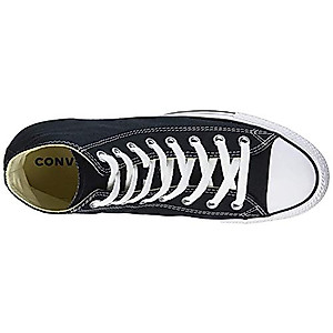 Converse M9160- Chuck Taylor All Star High Top Unisex Black White Sneakers, 10.5