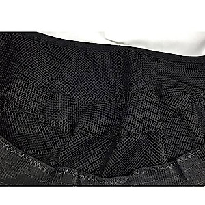 Floppy Sun Hat with Ponytail Hole for Women, Packable Shapable Sun Beach Visor Hats for Women Travel Black