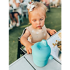 Pura my-my Silicone Sippy Cup 5oz/150ml - Training Cup, Reusable, Platinum Food Grade Medical Grade, Spill Proof Cups for Kids, Toddlers, Babies & Infants (Mint)