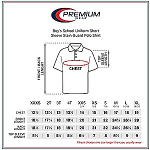 Premium Wear Boys Uniform Polo Shirt |Kelly Green M