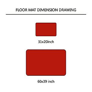 Gold Sun Moon and Stars Non Slip Area Rug for Living Dinning Room Bedroom Kitchen, Soft Washable Indoor/Outdoor Floor Carpet Rugs, Home Decorative, 31x20 inch