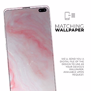 DesignSkinz Marbleized Pink Paradise V6 Protective Vinyl Decal Wrap Skin Cover Compatible with The Samsung Galaxy S20 (Screen Trim & Back Glass Skin)