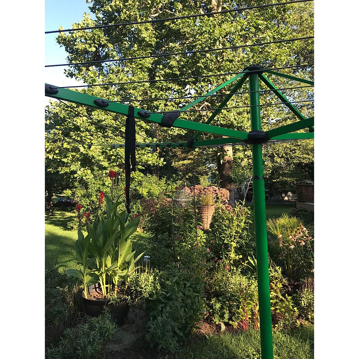 Breeze Dryer Large Rotary Hoist Clothesline with Folding Head