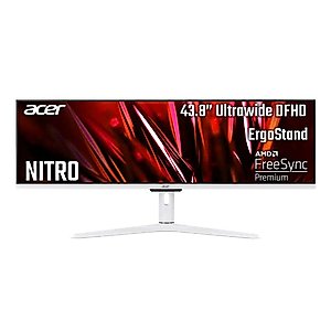 Acer Nitro XV431C Pwmiiphx 43.8" DFHD (3840 x 1080) UltraWide Gaming Monitor | AMD FreeSync Premium | 120Hz | 1ms VRB | HDR400 | 93% DCI-P3 | 1 x Display, 1 x HDMI 2.0 Port and 1 x HDMI 1.4