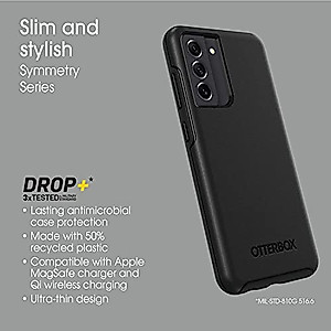 OtterBox Symmetry Series Case for Samsung Galaxy S21 FE 5G (Only) - Non-Retail Packaging - Black