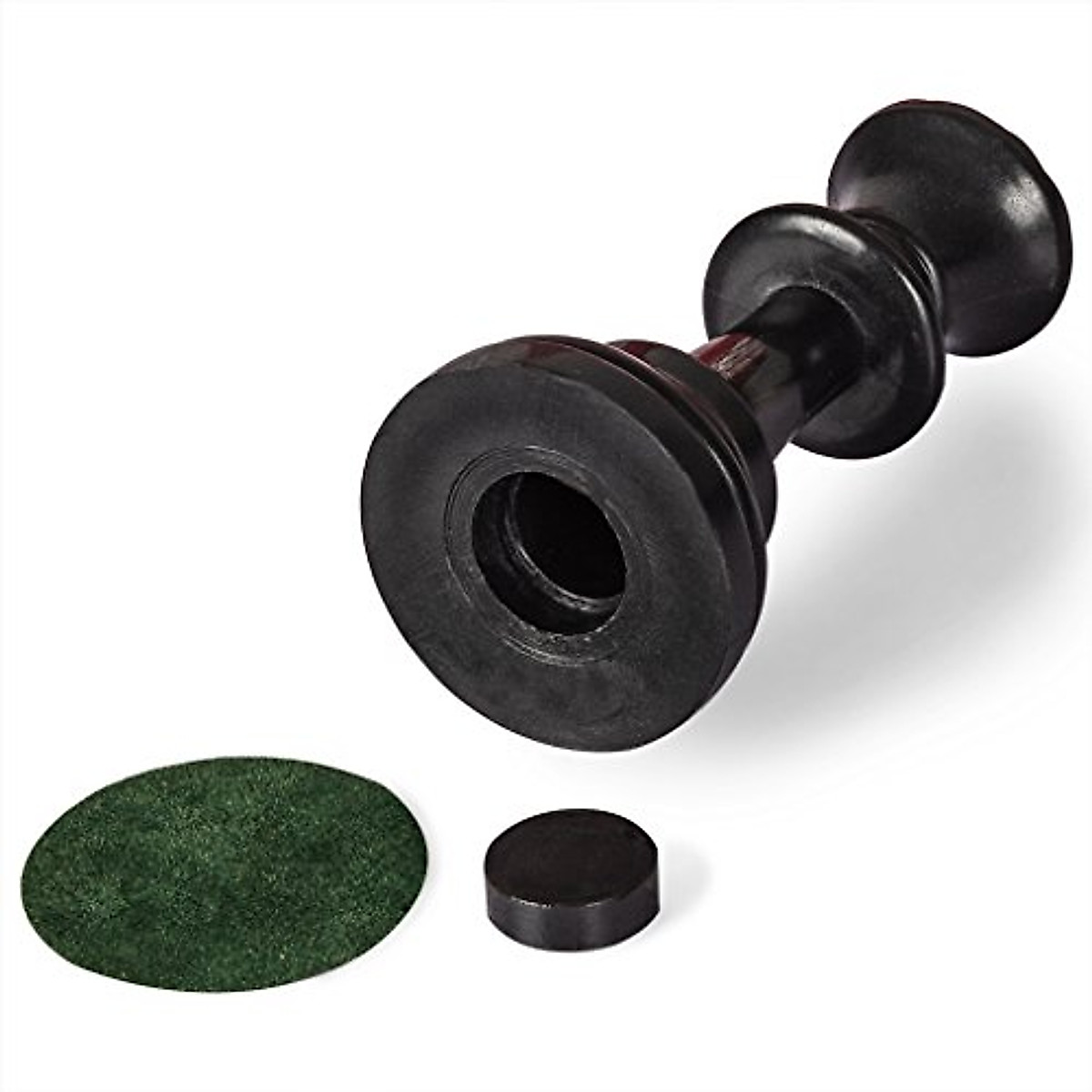 Yellow Mountain Imports Regulation Tournament Roll-Up Staunton Chess Game Set (19.75-Inch) with Travel Bag, 2 Extra Queens, and Weighted Chessmen - Black