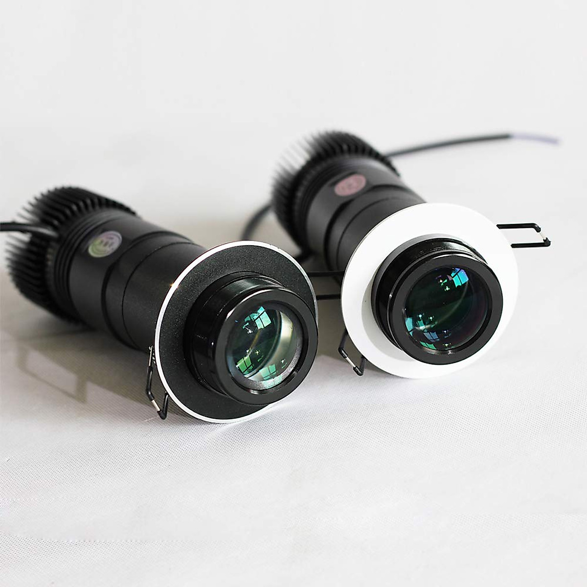 LED Custom Image GOBO Logo Projector Light 10W Embedded Black LED GOBO Projector Advertising Logo Light (with Custom 1 Color Static Glass Gobos)