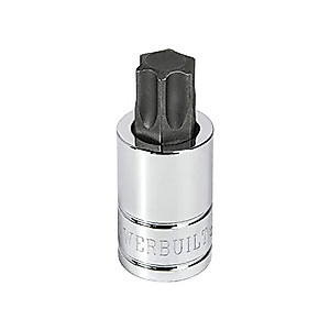 Powerbuilt T-70 Star Bit Socket, 1/2 Inch Drive, Torx, High Visibility Size Marking - 940363