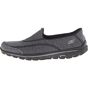 Skechers Performance Women's Go Walk 2 Circuit Slip-On Walking Shoe,Black,7.5 M US