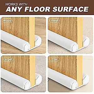 DraftStopper 36 Inches, Heavy Duty Door Sweep, Sound Proof, Thicker Door Draft Guard