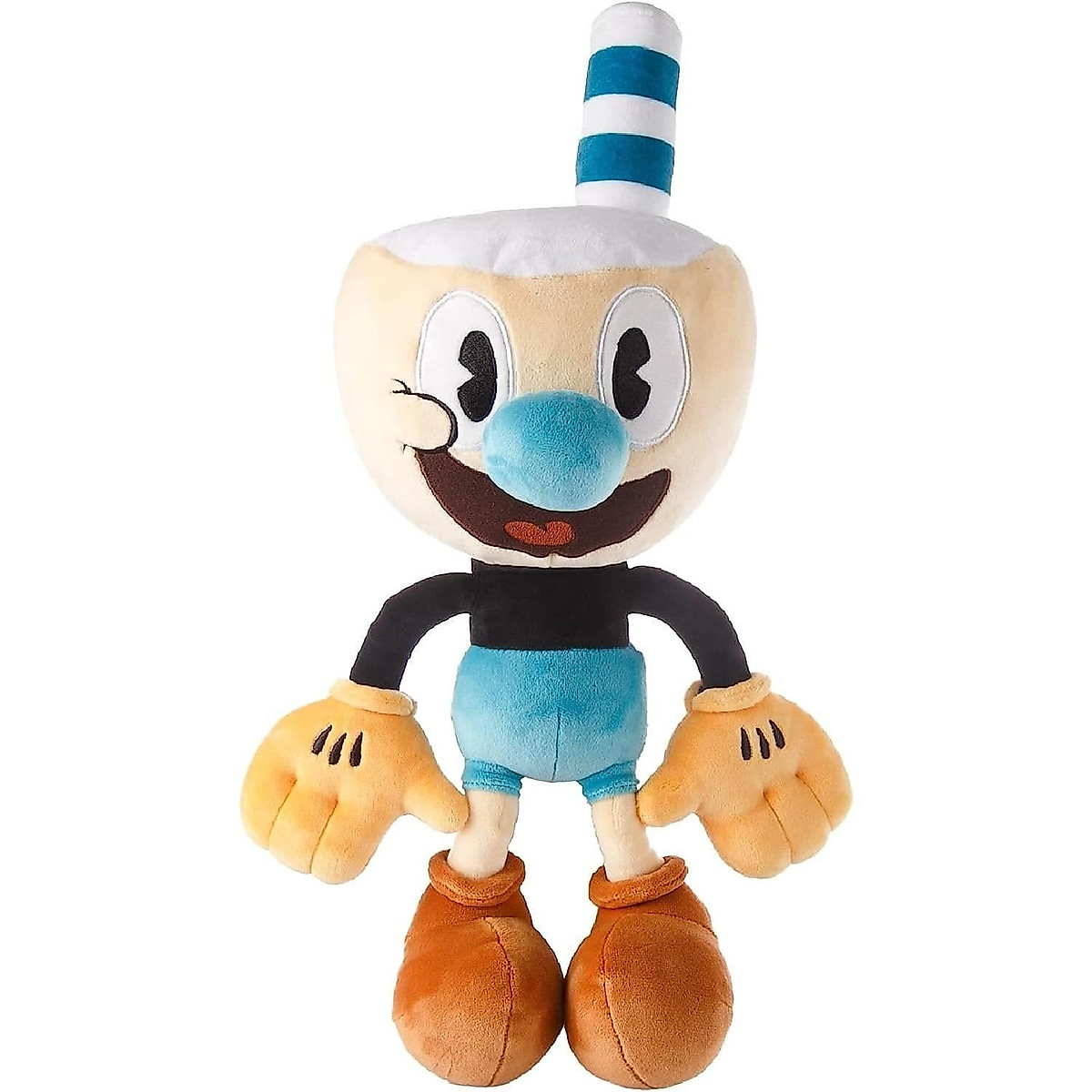 Cuphead & Mugman Bundle 15-Inch - Plush Toy -Super Soft & Huggable Stuffed Doll of The Popular Video Game Character for Kids & Fans of All Ages - Perfect for Collectors and Gamers –Officially Licensed