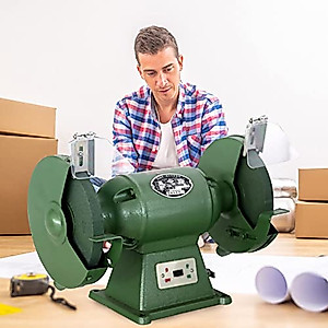 Hemobllo Bench Grinder Eyeshield, 2 Pcs Stainless Steel Bench Grinder Guard Shield Eyeshield Replacement Kit Grinder Eye Shield Accessories for Bench Type 200/250 Grinders