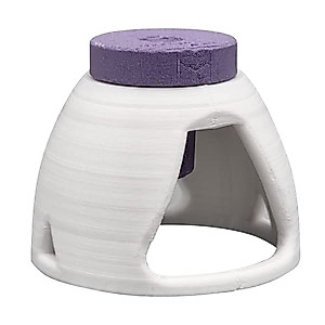 Coral Frag Holders - Half Dome Shaped Plug Stand (White)