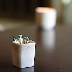 OUTPOST POTTEROUTPOST POTTERY Square Shot Glasses | 1.2-Ounce Porcelain Shot Glasses | Santa Fe | Set Of 3Y Square Shot Glasses | 1.2-Ounce Porcelain Shot Glasses | Santa Fe | Set Of 3