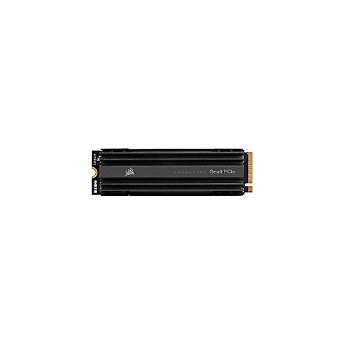 Corsair MP600 PRO 2TB M.2 NVMe PCIe x4 Gen4 SSD (Up to 7,000MB/sec Sequential Read & 6,550MB/sec Sequential Write Speeds, High-Speed Interface, 3D TLC NAND, Built-in Heatspreader) Black