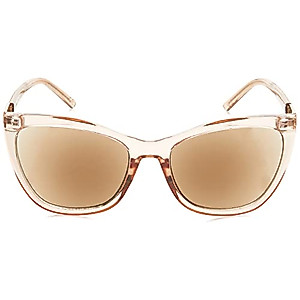 Sofia Vergara x Foster Grant Women's Sofia Full Lens SunReaders Cat-Eye Reading Glasses, Shiny Crystal Blush, 56 mm + 3