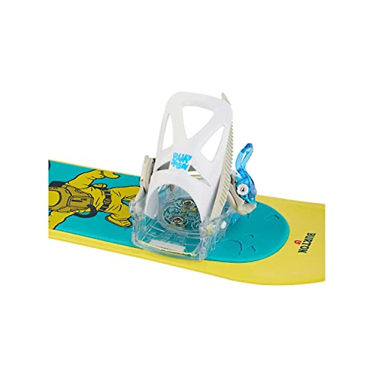 Burton Toddlers' Mini Grom Disc Snowboard Bindings (Small (7c-13c), White)