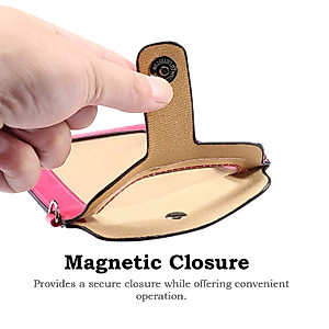 Lightweight Cell Phone Touch Screen Crossbody Bag Travel Shoulder Purse Wristlet Clutch Handbags, Hot Pink