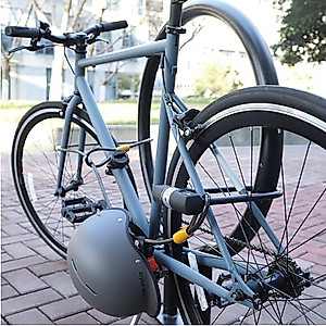 Via Velo 2 Bicycle U-Lock Set, Same Key System 4 Keyed Alike Keys, Heavy Duty Sold Secure 14mm Shackle and 10mm x 1.8m Cable with Mounting Bracket for Road Bike Mountain Bike Folding Bike