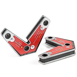 LISHUAI Dual-use Welding magnet,Neodymium Magnetic Corner Squares,Twin Pack