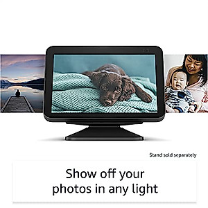 Echo Show 8 (2nd Gen, 2021 release) - Glacier White bundle with Blink Mini