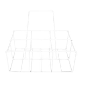 Cabilock Shelf Bracket Beer Bottle Carrier Holder Rack: Metal Wire Basket Wine Bottle Drink Rack Basket Bread Fruit Stand Holder for Snacks Fruits Bread Kitchen Desktop Stand