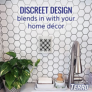 TERRO T550 Discreet Odorless Indoor Fly Trap Plus Lure - Attracts, Traps, and Kills House Flies