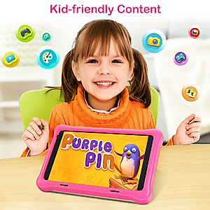 okaysea Kids Tablet 8" HD Display, Android Tablet for Kids 2GB RAM 32GB ROM 4000 mAh Parental Control Tablets