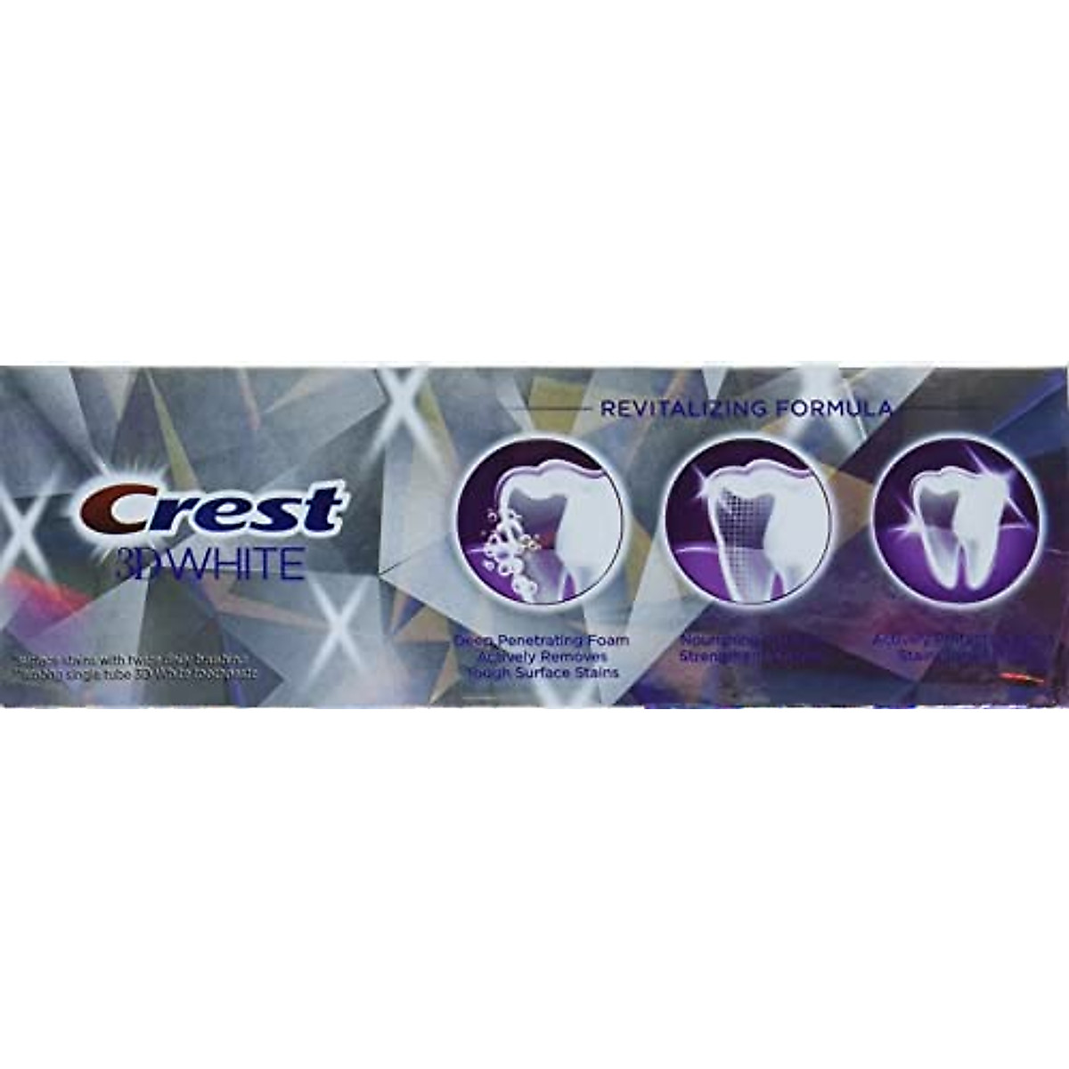 Crest 3D White Brilliance Toothpaste, Vibrant Peppermint, 3.9 Oz (Pack of 3)